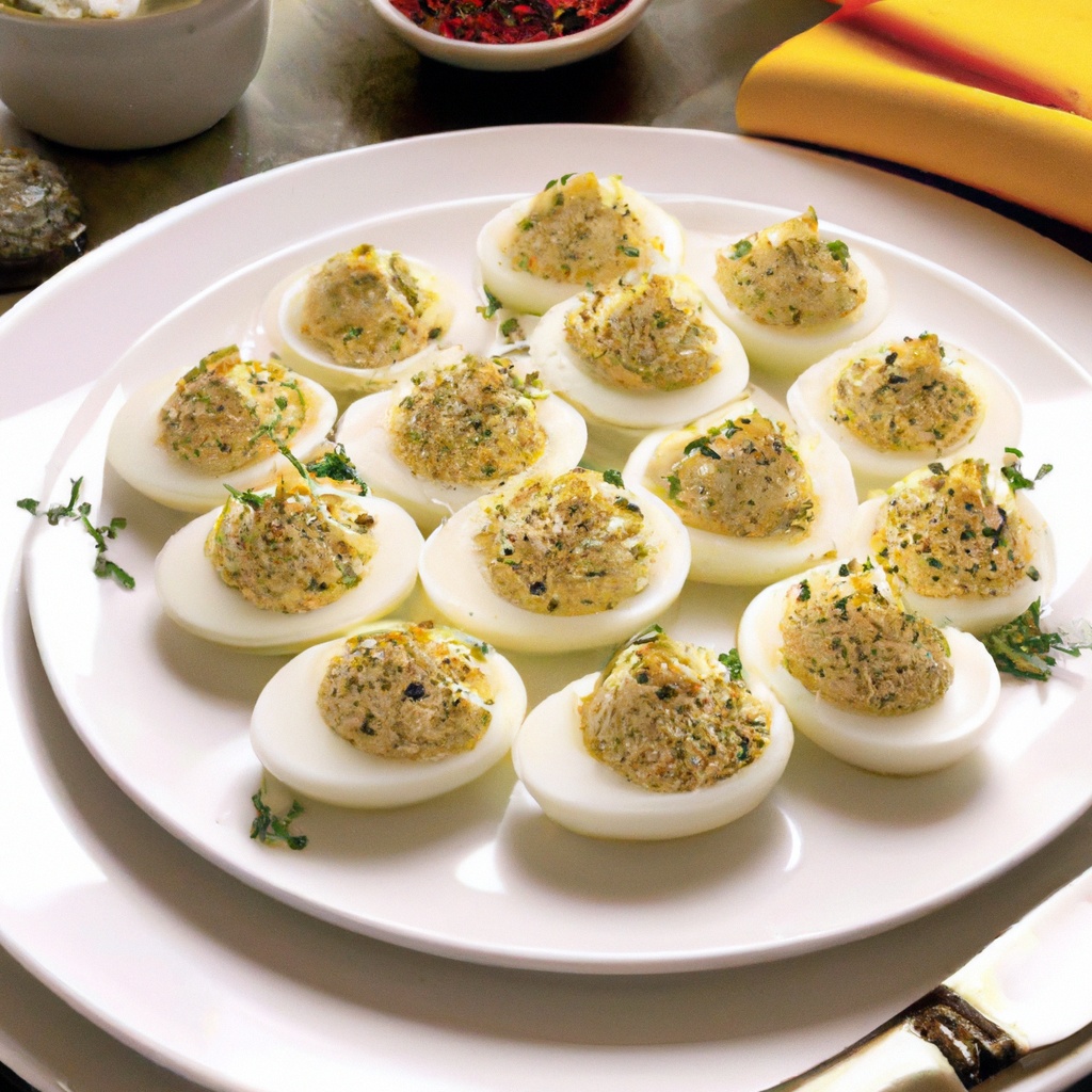 Boursin and Garlic Deviled Eggs – Recipe Wise