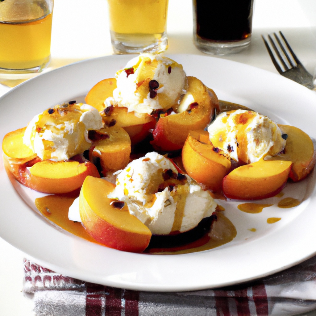 Caramelized Peaches and Sweet Ricotta – Recipe Wise