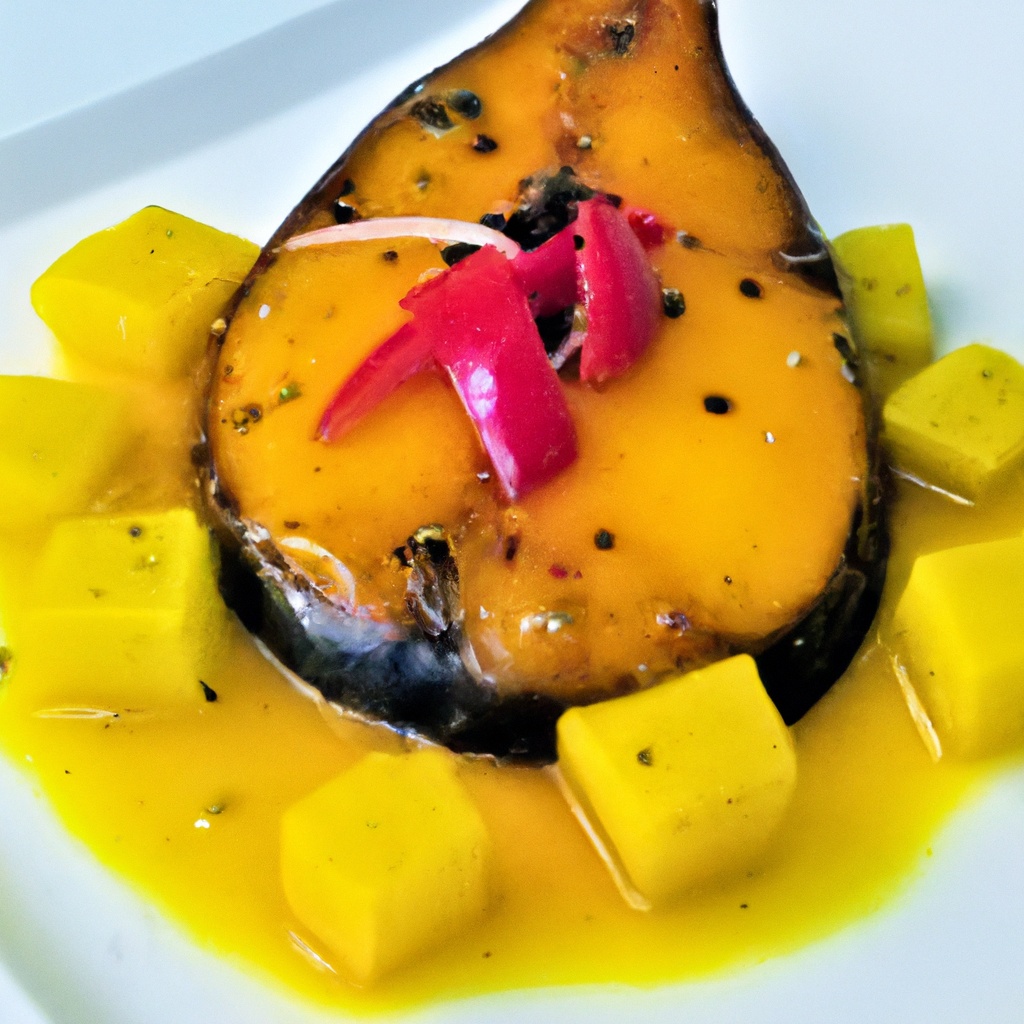 Caribbean Honey-Spiced Amberjack With Mango Salsa – Recipe Wise