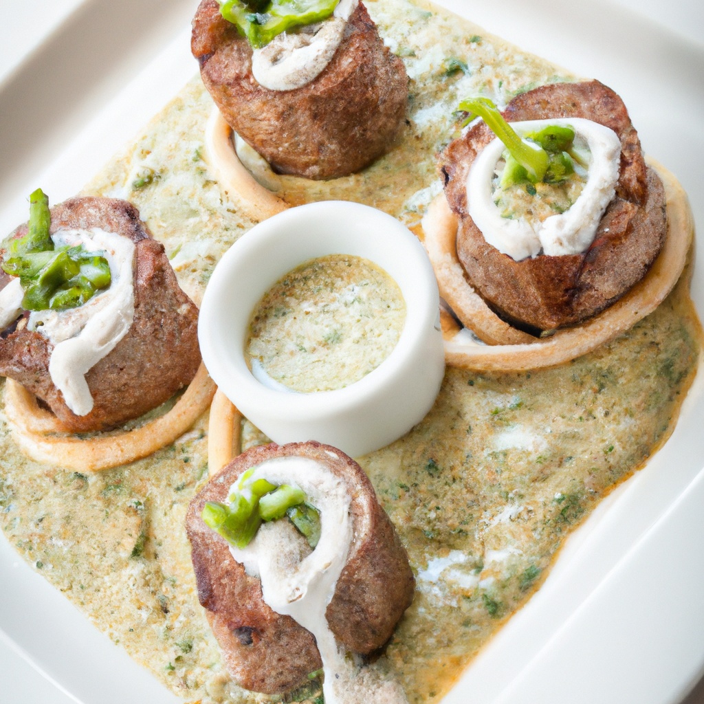 Charred Beef Medallions With Poblano Margarita Sauce – Recipe Wise