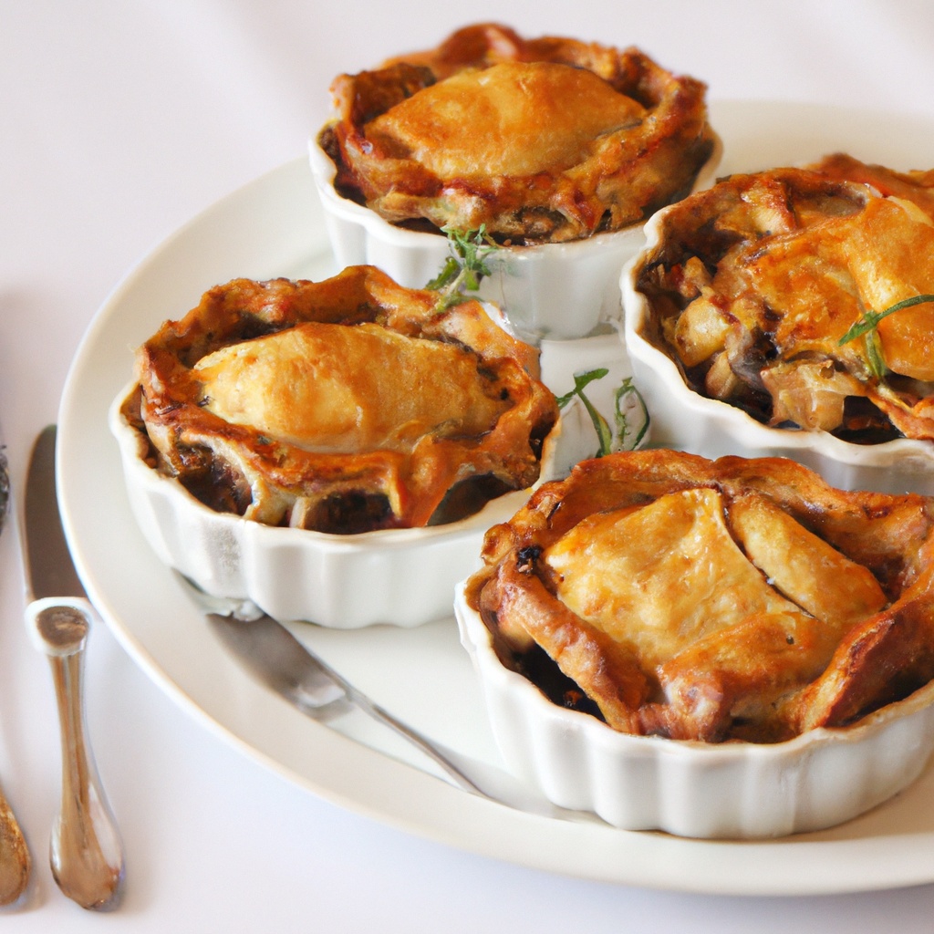 Chicken and Mushroom Party Pies – Recipe Wise