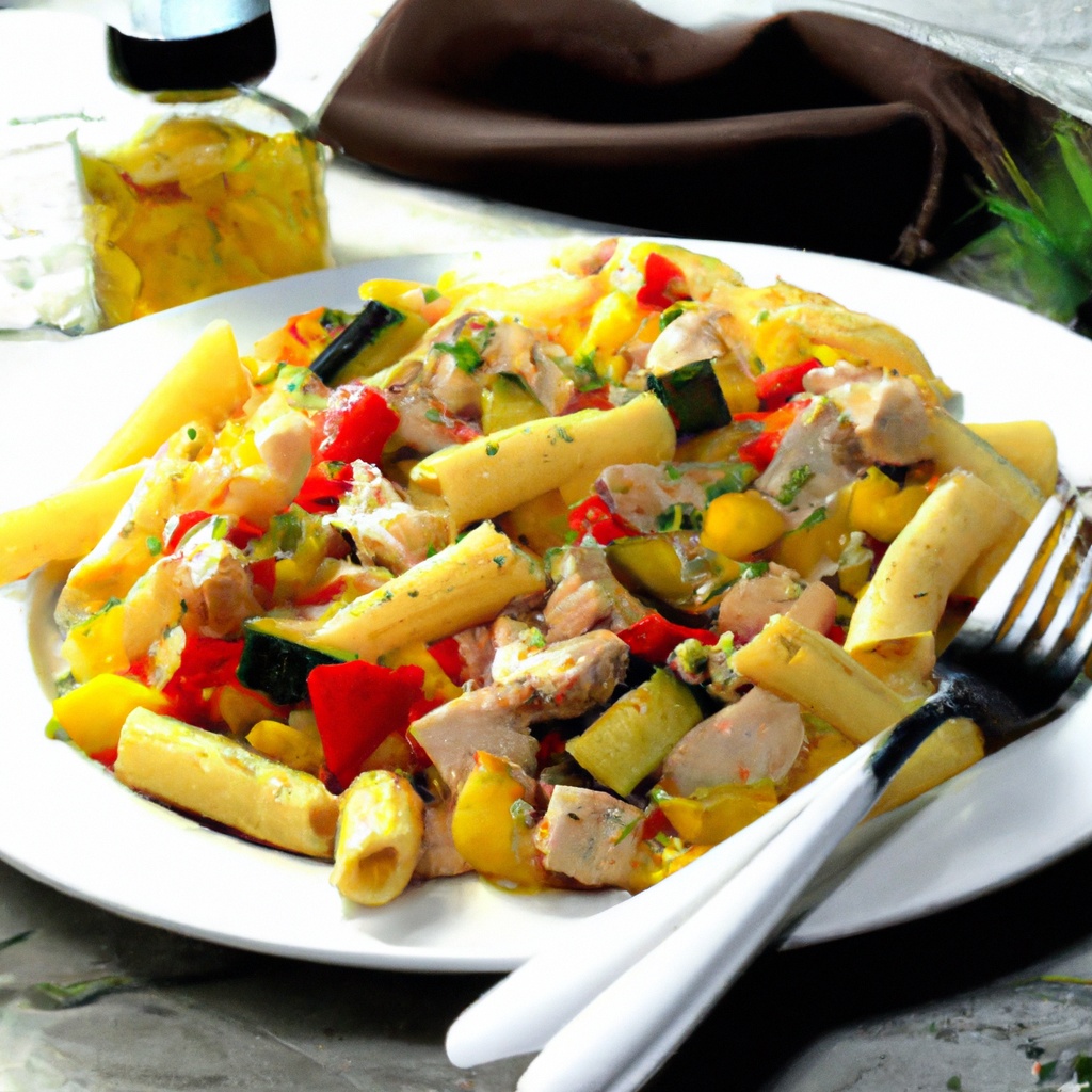 Confetti Penne Pasta – Recipe Wise