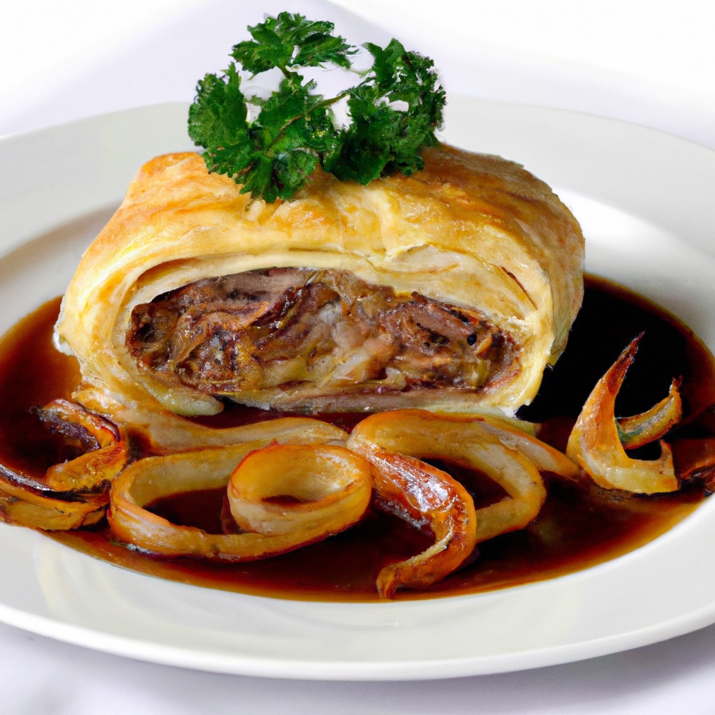 French Onion and Beef Strudel – Recipe Wise