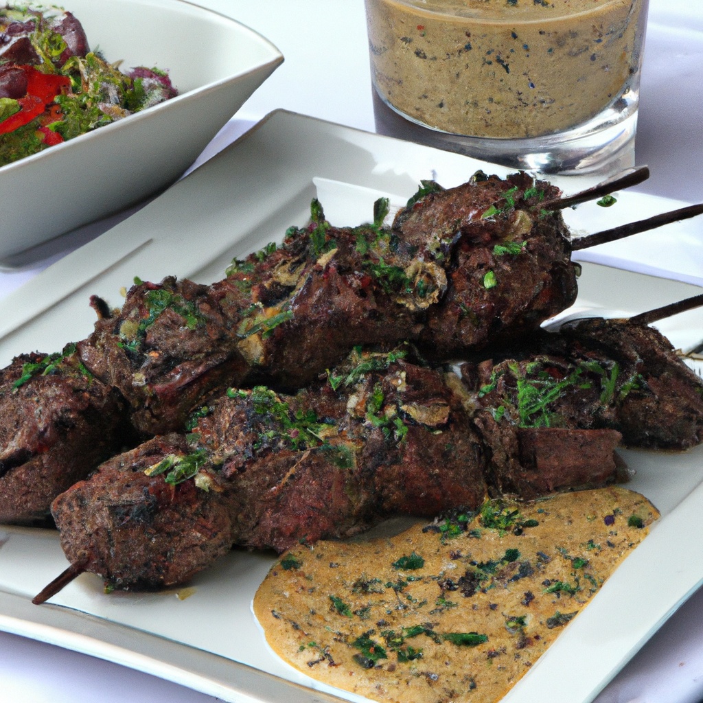 Garlic Mustard Grilled Beef Skewers Recipe Wise