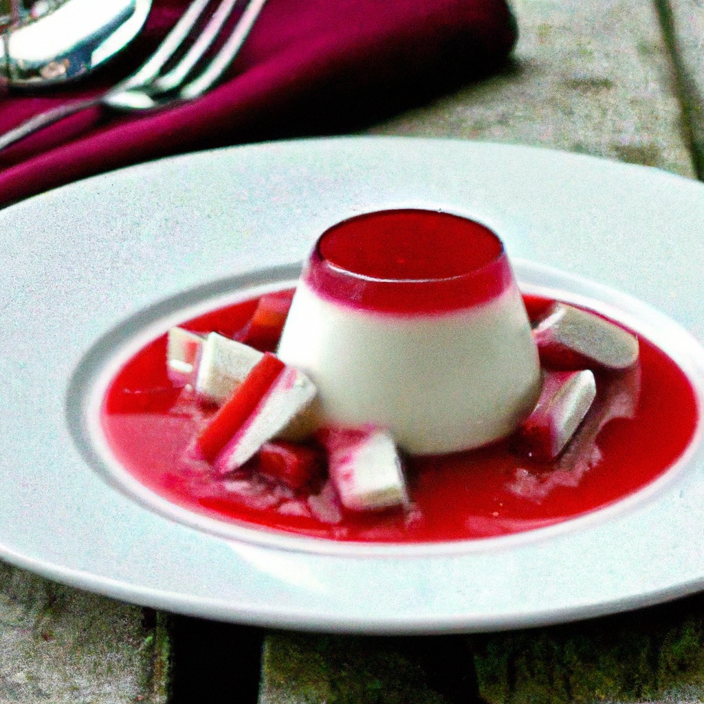 Greek Yogurt Panna Cotta With Watermelon Raspberry Sauce – Recipe Wise