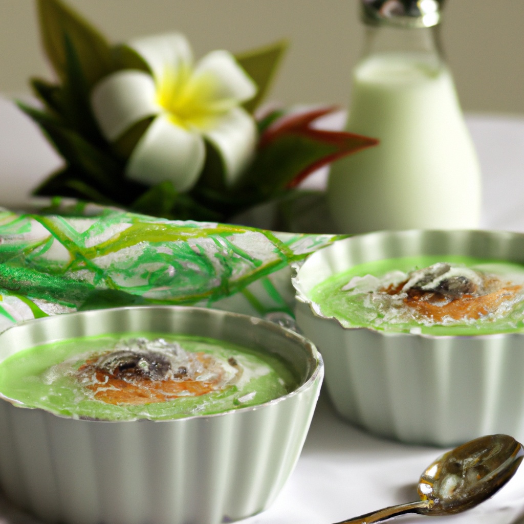 Green Tapioca & Coconut Cream Cups – Recipe Wise
