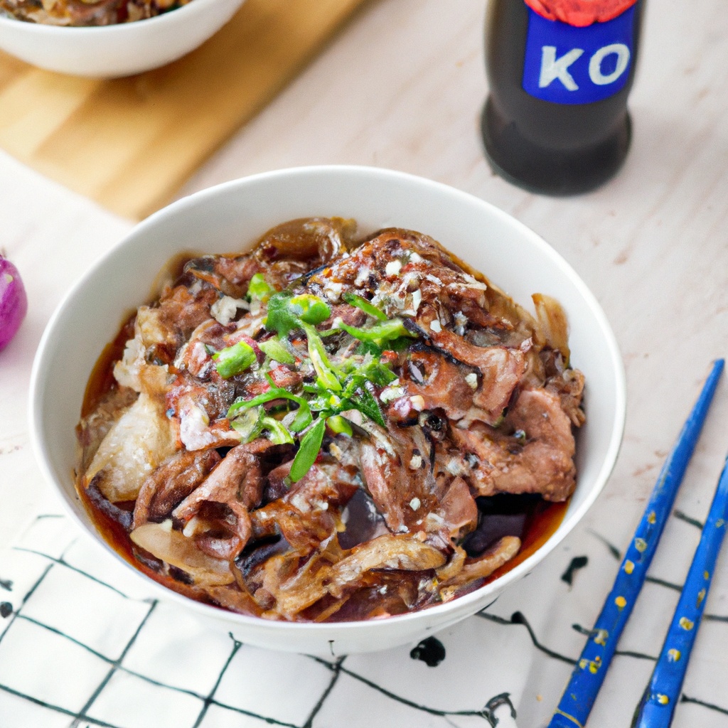Gyudon Japanese Beef Bowl – Recipe Wise