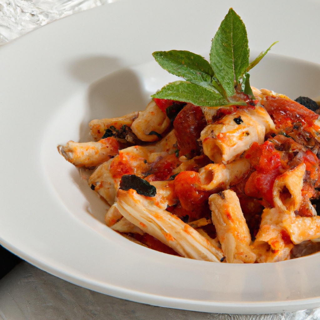 Mediterranean Cod With Tossed Penne Pasta – Recipe Wise