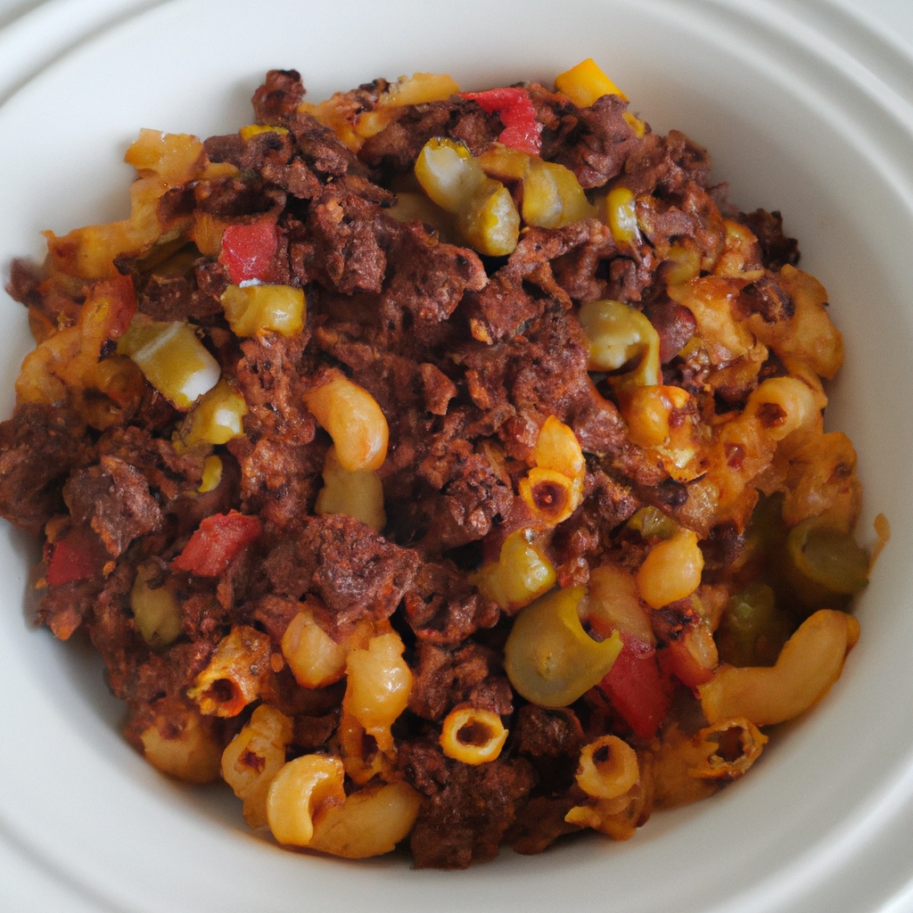 Mexi Ground Beef Chili Macaroni Casserole – Recipe Wise