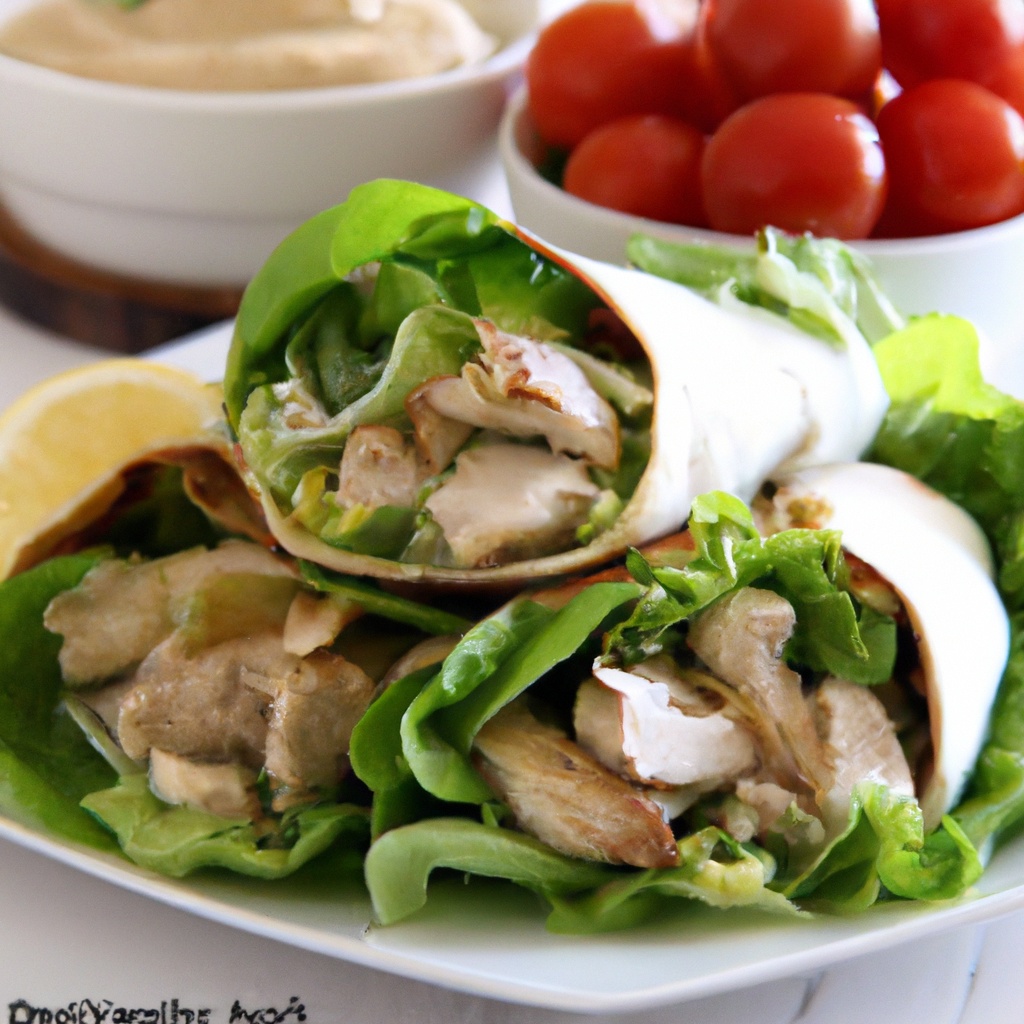 Moroccan Chicken Wrap With Tahini Sauce – Recipe Wise