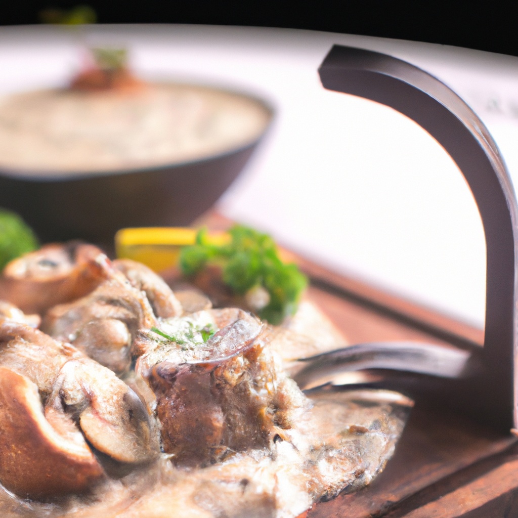 Mouth-Watering Mutton With Creamy Mushroom Sauce – Recipe Wise