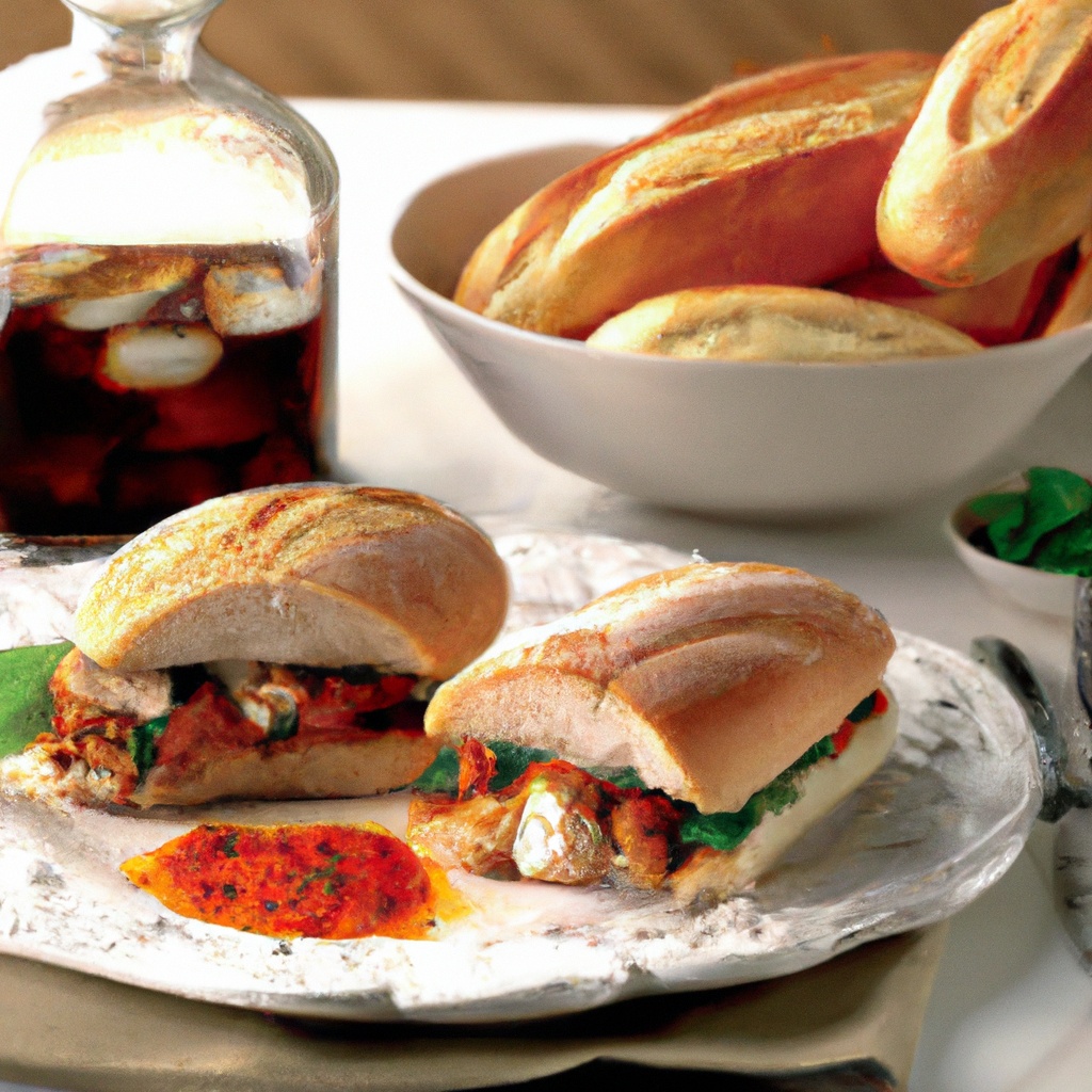 Mozzarella Chicken Ciabatta Sandwiches – Recipe Wise