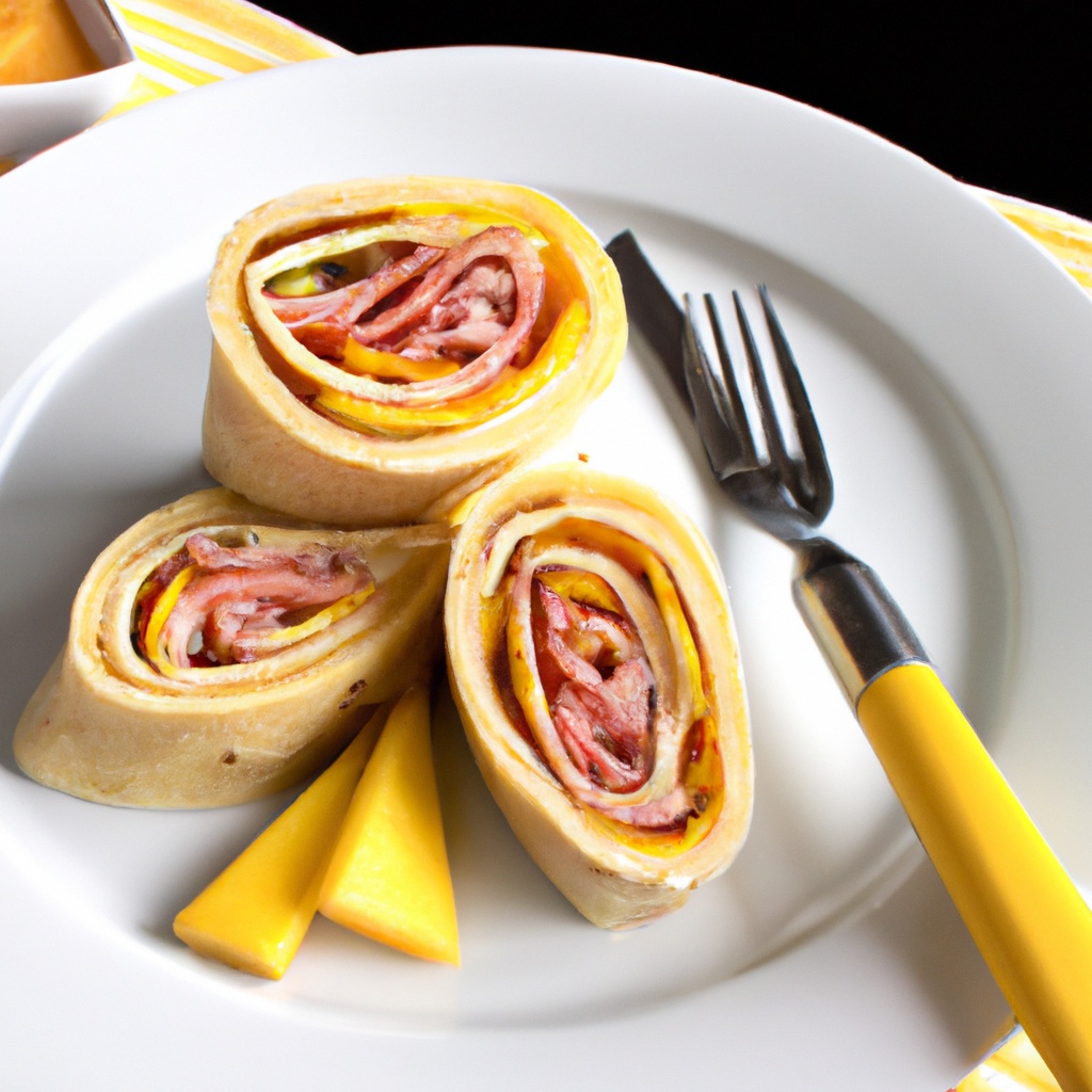 Pineapple 'N' Ham Sandwich Roll-Ups – Recipe Wise