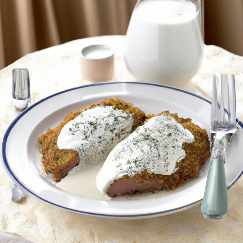 Pork Schnitzel With Buttermilk Ranch Sauce – Recipe Wise