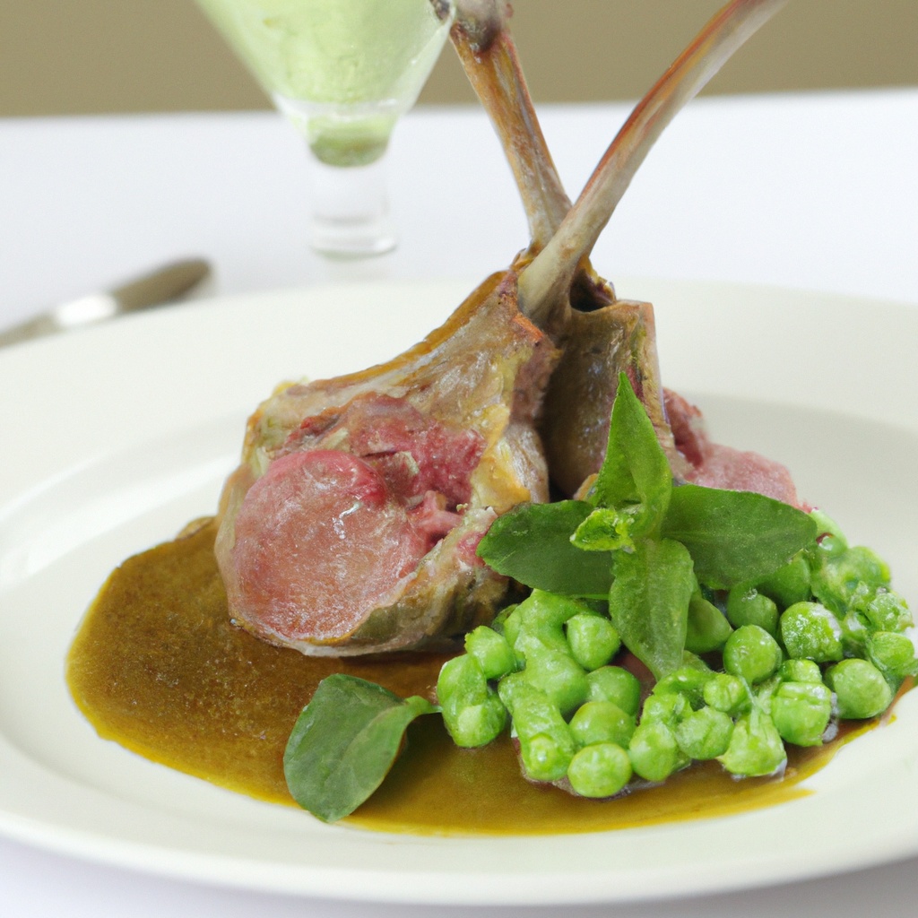 Rack of Lamb with Minted Pea Puree – Recipe Wise