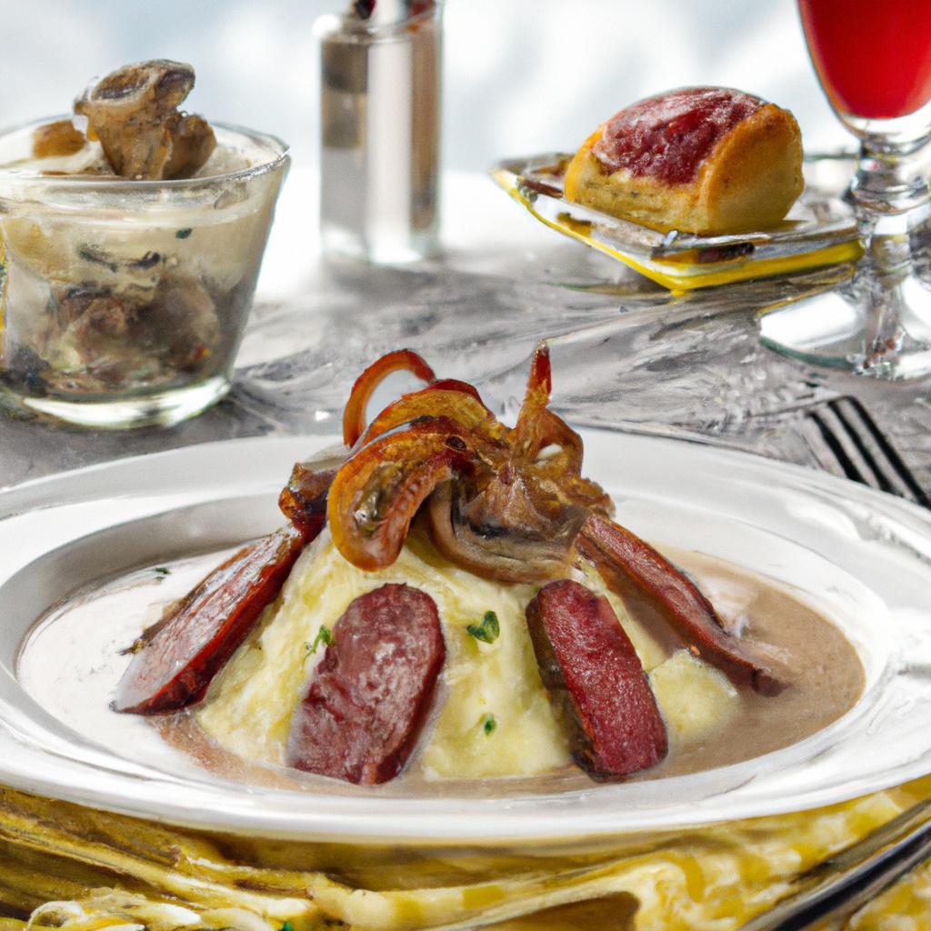Raspberry Kielbasa over Cheese Grits – Recipe Wise