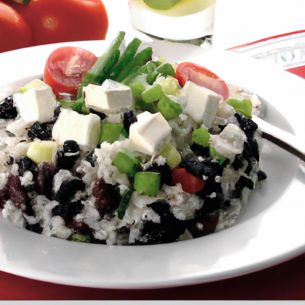 Rice, Black Bean & Feta Salad – Recipe Wise