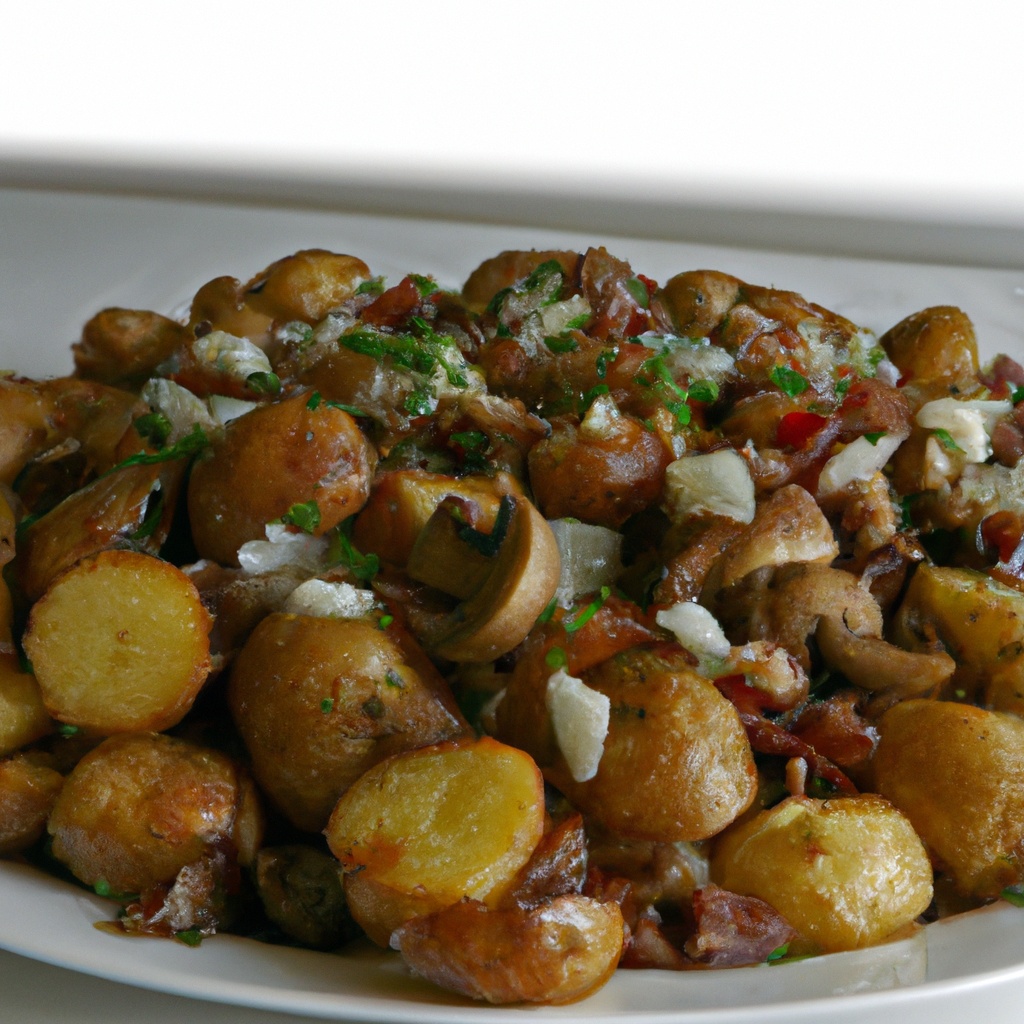 Russian Roasted Potatoes With Mushrooms – Recipe Wise