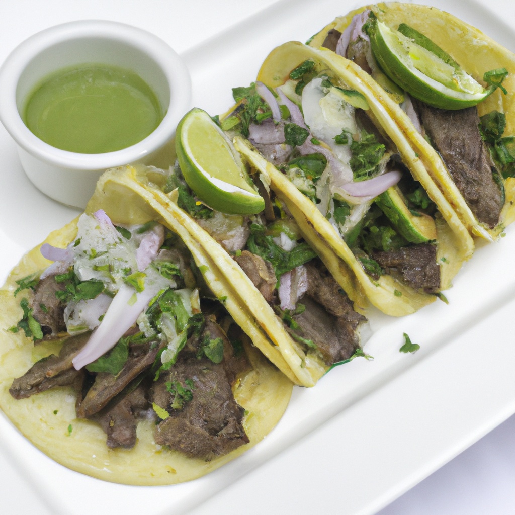 Tacos De Bistec With Lime Sauce (Mexican Street Tacos) – Recipe Wise