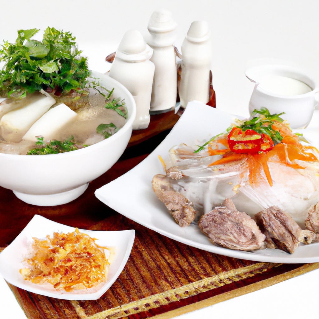 Vietnamese Pork Leg Rice Spaghetti Soup Recipe (Banh Canh Gio He ...