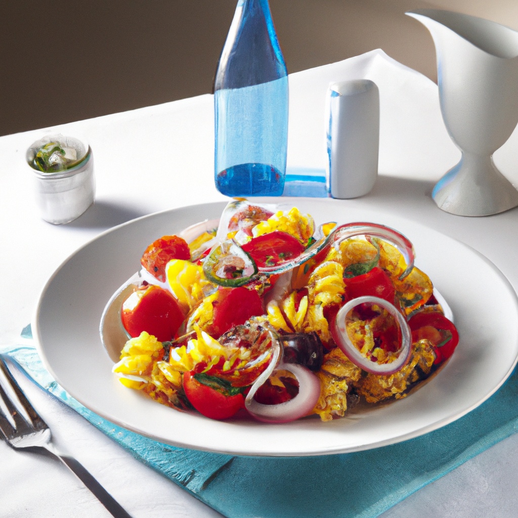 Whole Wheat Fusilli Pasta Salad With Lemon Vinaigrette – Recipe Wise