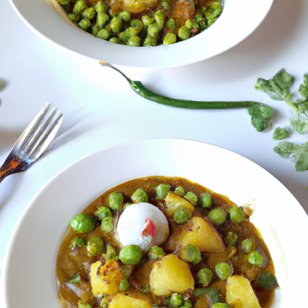Aloo Matar Ki Sabzi (Potato N Peas Curry) – Recipe Wise