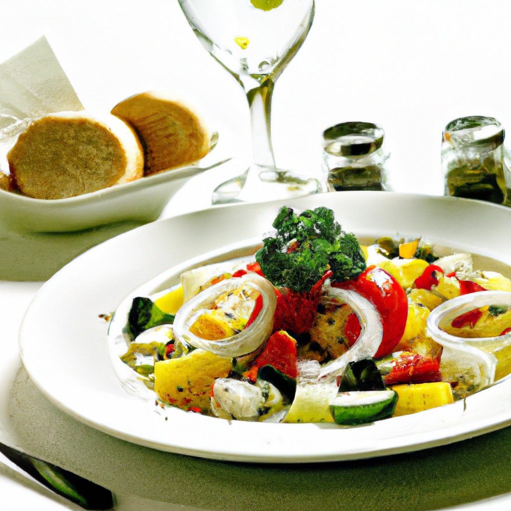 Composed Greek Salad – Recipe Wise